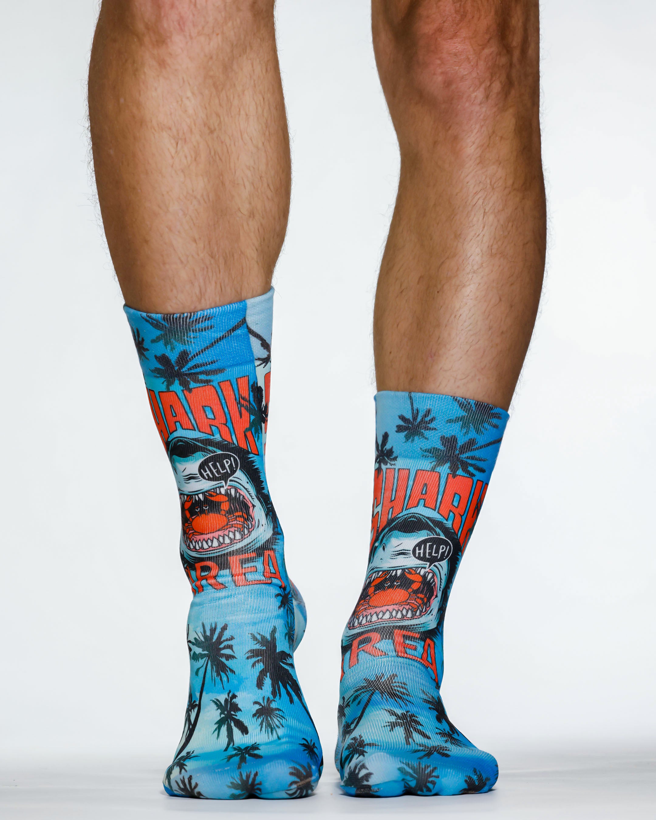 Shark Area Design Socks | Bold, Playful & Ultra Comfortable | One Size ...